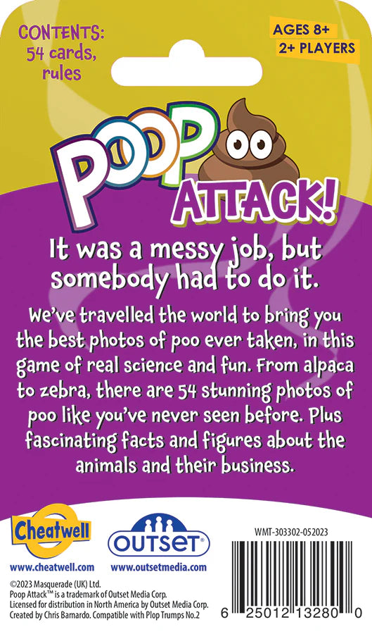 Poop Attack Card Game – The Baby Footprint