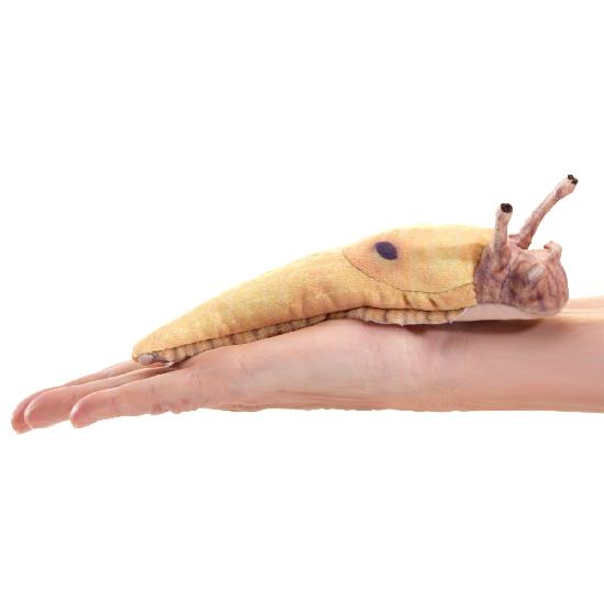 Folkmanis Mini Banana Slug Finger Puppet – The Baby Footprint