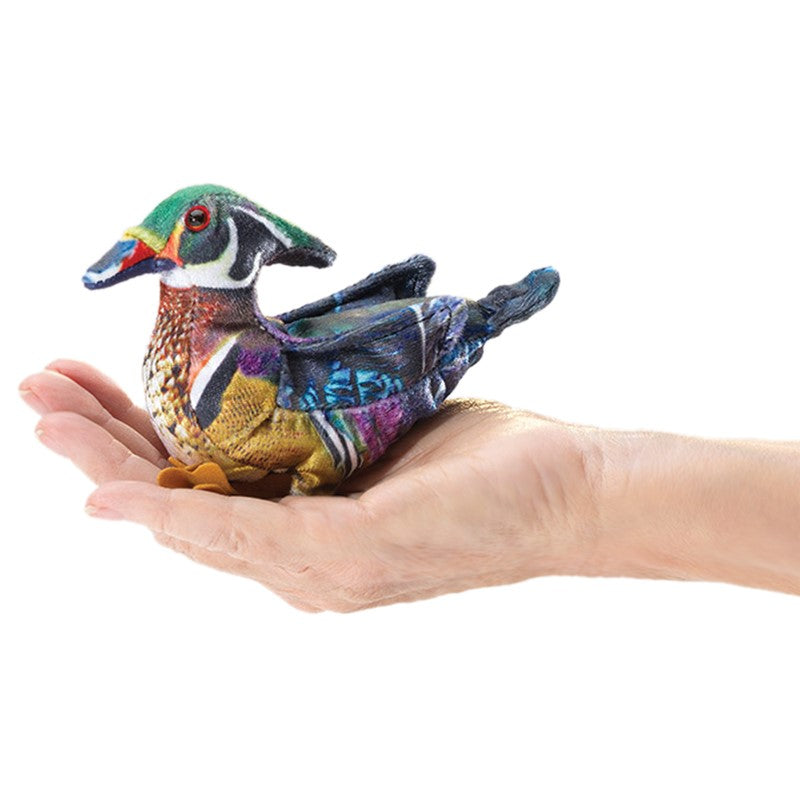 Mini Wood Duck Finger Puppet – The Baby Footprint