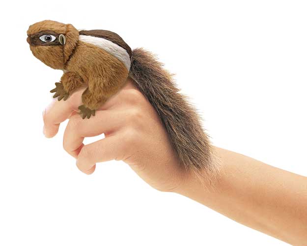 Mini Chipmunk Finger Puppet – The Baby Footprint