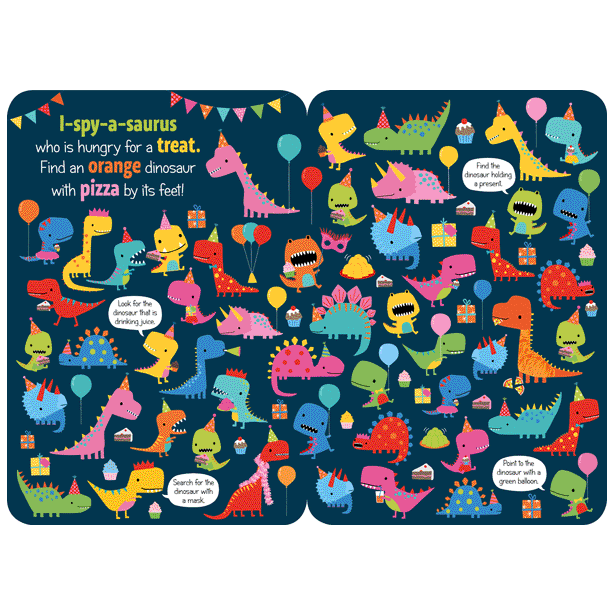 I Spy a Saurus Look Book – The Baby Footprint